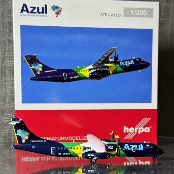 ATR-72-600 (Azul) – Miniaturas de avioes – aeromodelismo